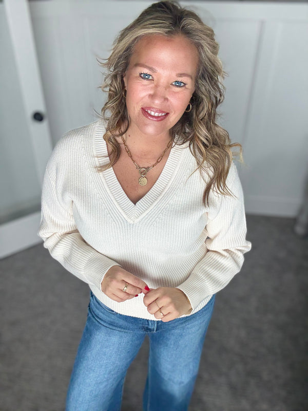 Cornelia Sweater - Ivory – A Bushel & A Peck